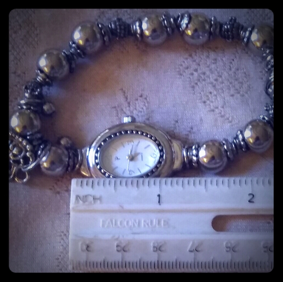 Accessories | Vintage Oval Watch Beads Stretch Bracelet | Poshmark